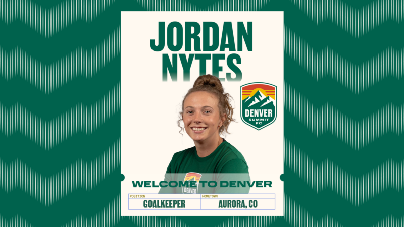 DENVER SUMMIT FC SIGNS COLORADO PRODUCT JORDAN NYTES
